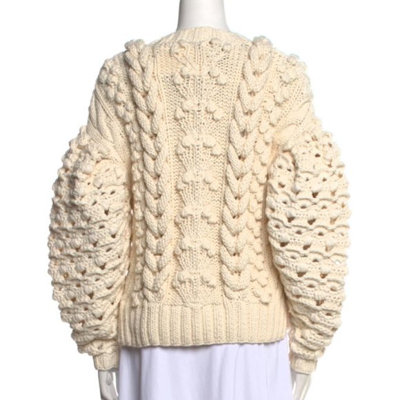 Ulla Johnson | Sweaters | Ulla Johnson Colette Puff Sleeve Chunky Knit ...